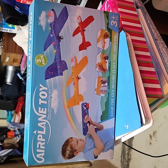 hexuan toy factory | Toys | 3pack Led Airplane Toy Foam Glider With ...